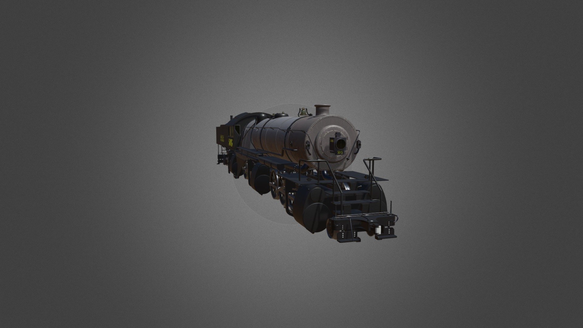 Steam Locomotive Triple X - Buy Royalty Free 3D model by XoLuvv ...