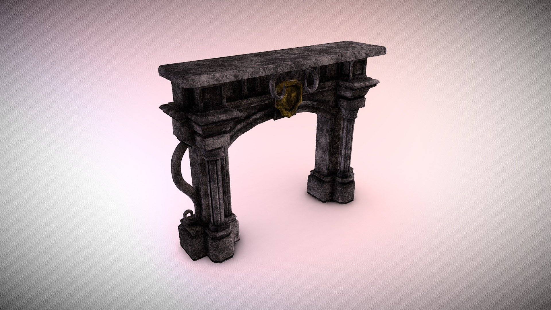 Stylized Fireplace - 3D model by Vova Truskov (@FlowOff) [6d37977 ...