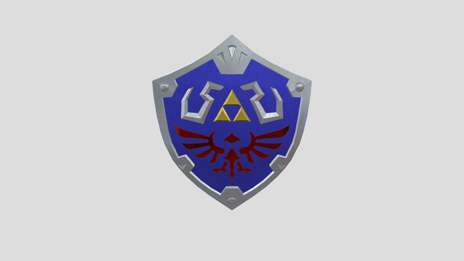 Hylian Shield - 3D model by auden-clifford [6d3817d] - Sketchfab