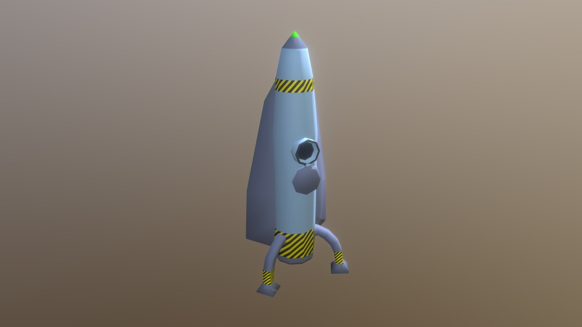 Low poly rocket - Download Free 3D model by danknysh [6d3e0a9] - Sketchfab