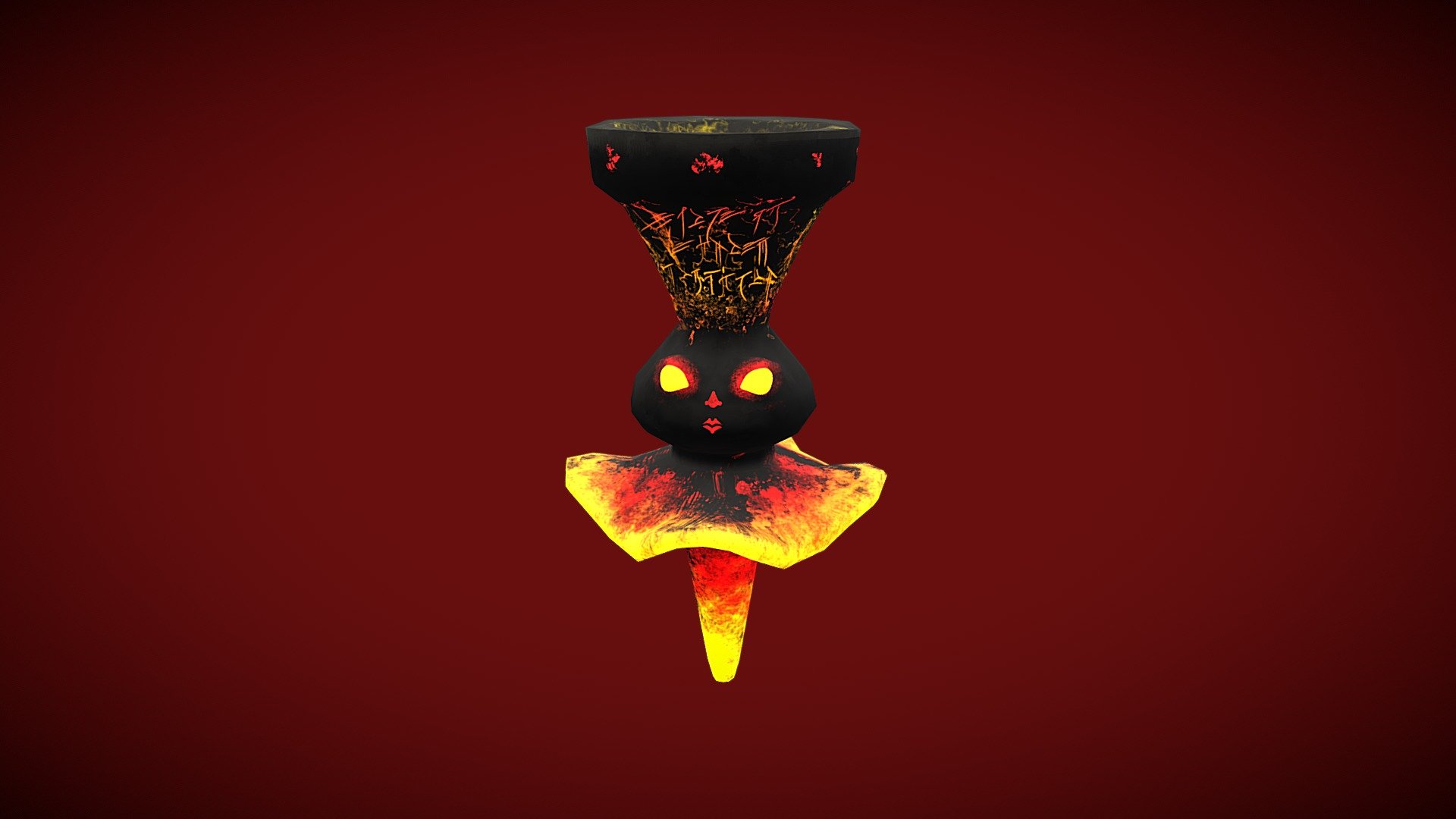 Fire torch - 3D model by torkar [6d3e0da] - Sketchfab
