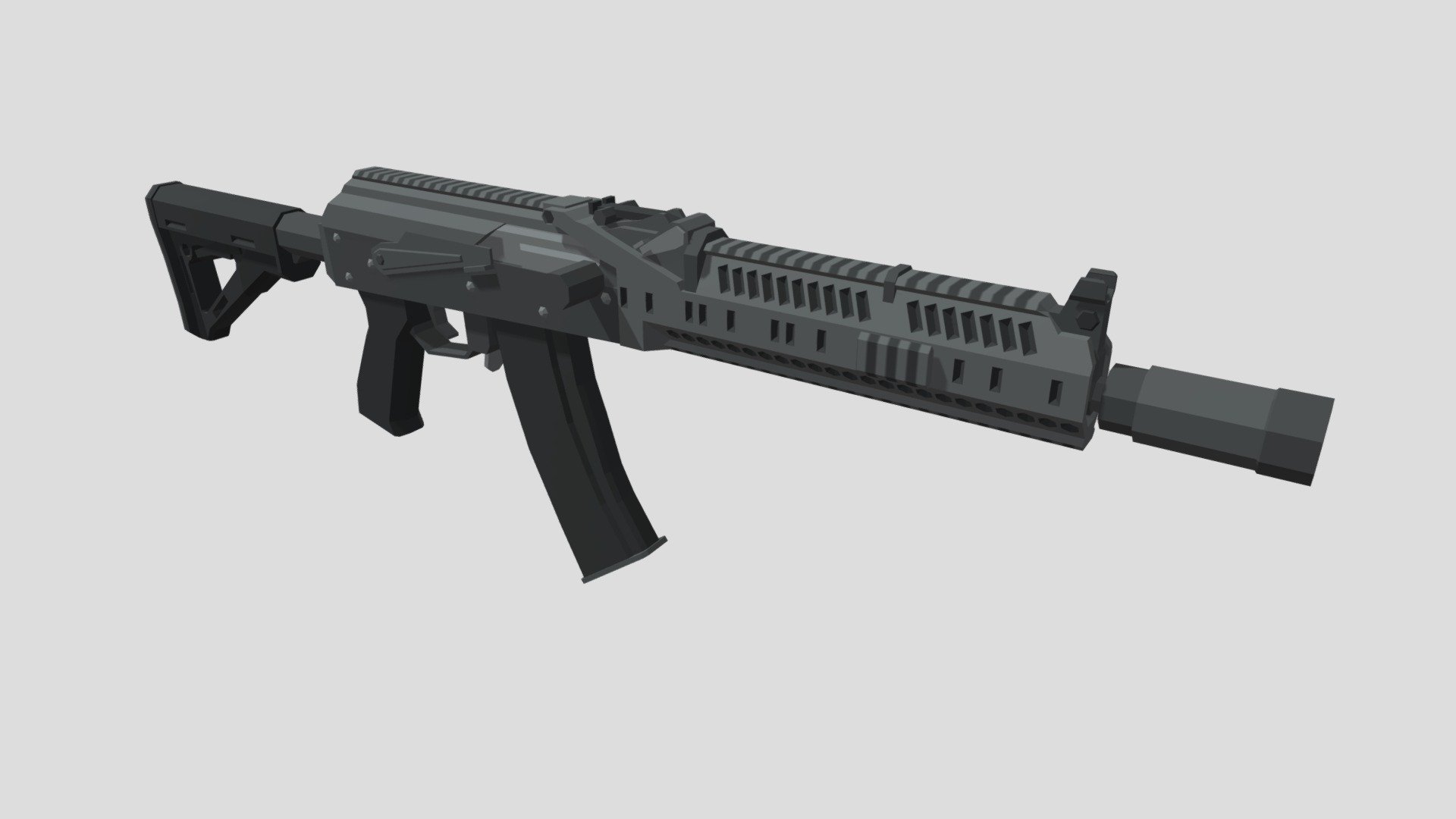 AK105 assault rifle - Buy Royalty Free 3D model by shirioko [6d3e224] - Sketchfab Store