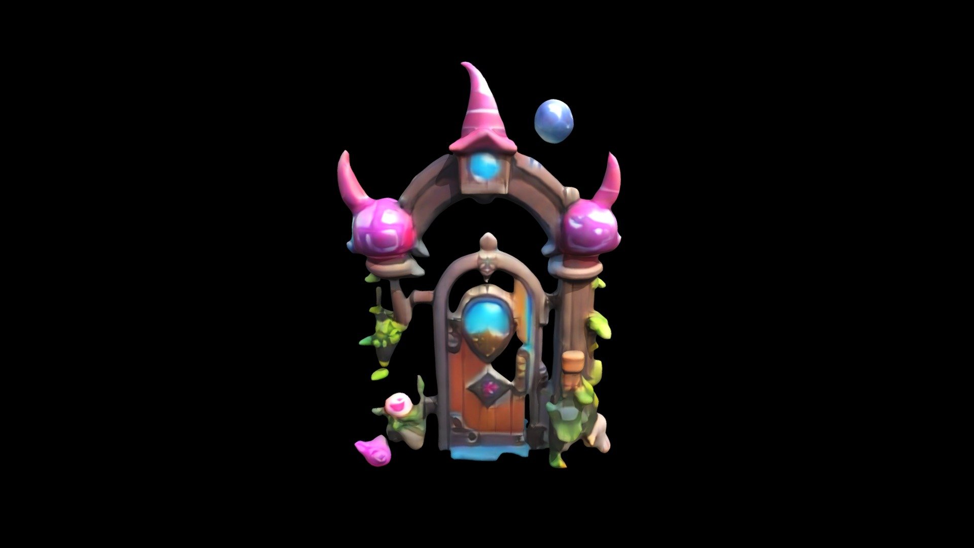"Door to Adventure A Magical Enchanted Forest Aw - Download Free 3D ...