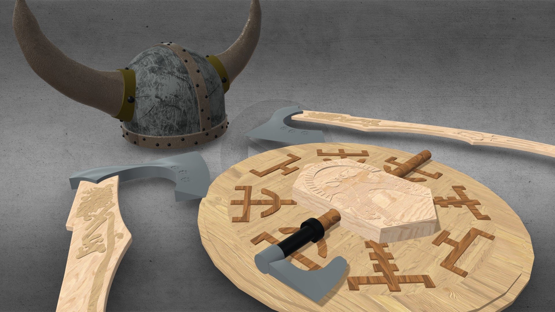 vikings collection - Download Free 3D model by iOizys (@jogiw) [6d3ee46 ...