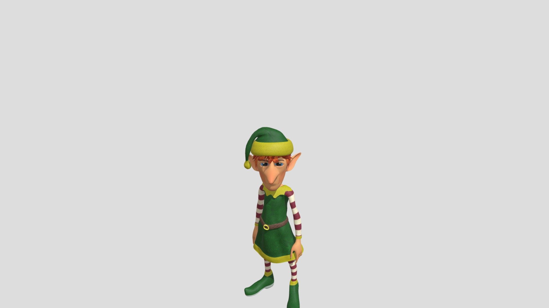 Christmas Elf - 3D model by CMDesing [6d40803] - Sketchfab
