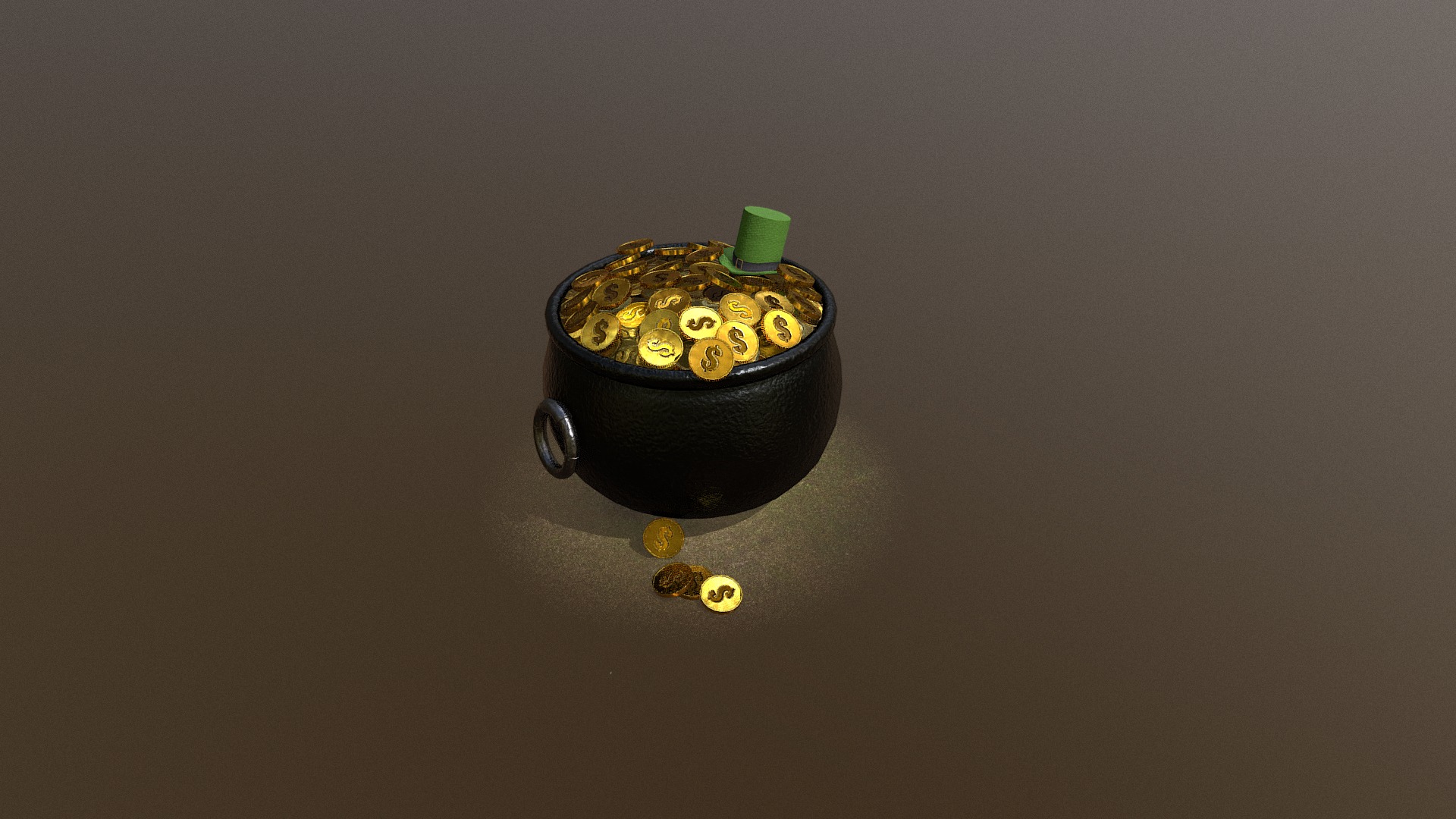 Game props • Gold Pot - 3D model by Mr_Z (@hamidz90) [6d44c2d] - Sketchfab