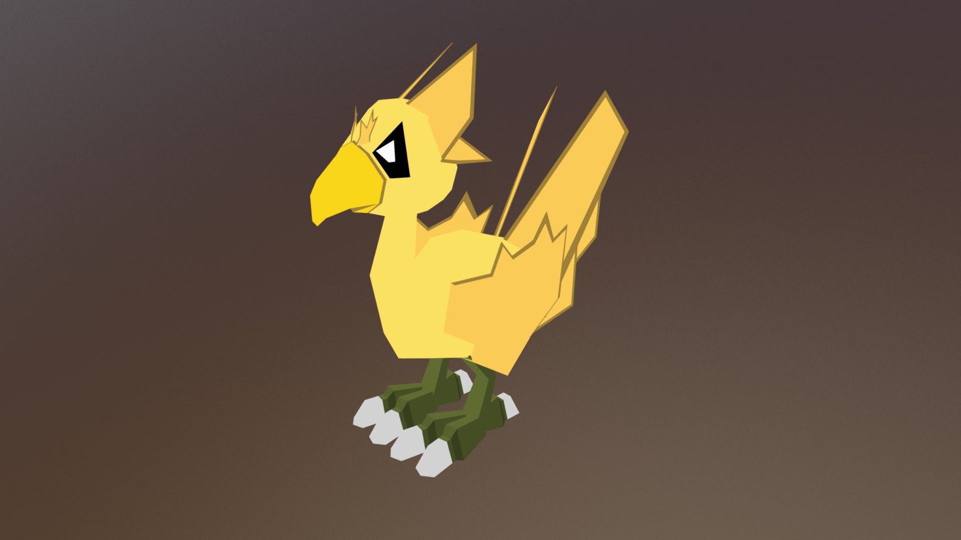 Toon Chocobo - 3D model by gvrocksnow [6d47454] - Sketchfab