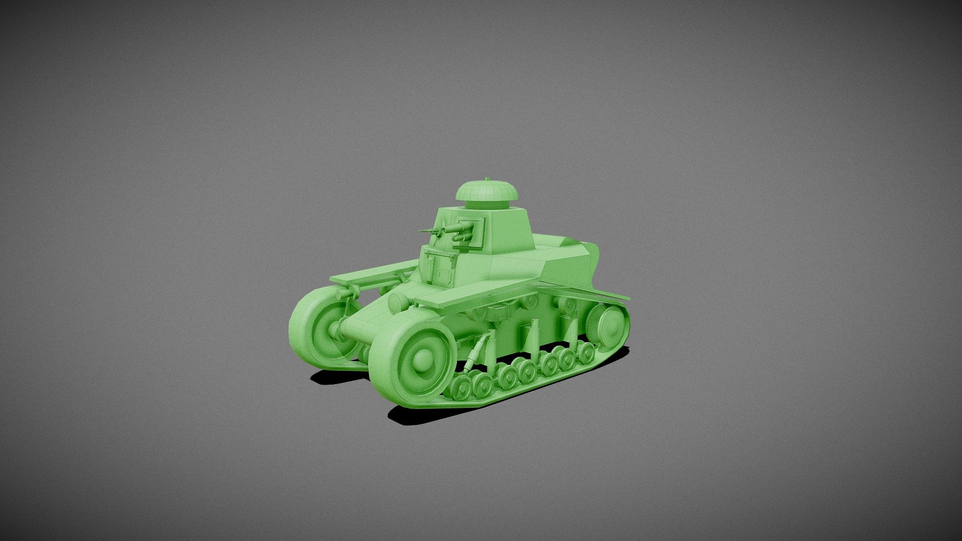 T 18 Tank Base Mesh - Buy Royalty Free 3D model by TankStorm [6d478cd] - Sketchfab Store