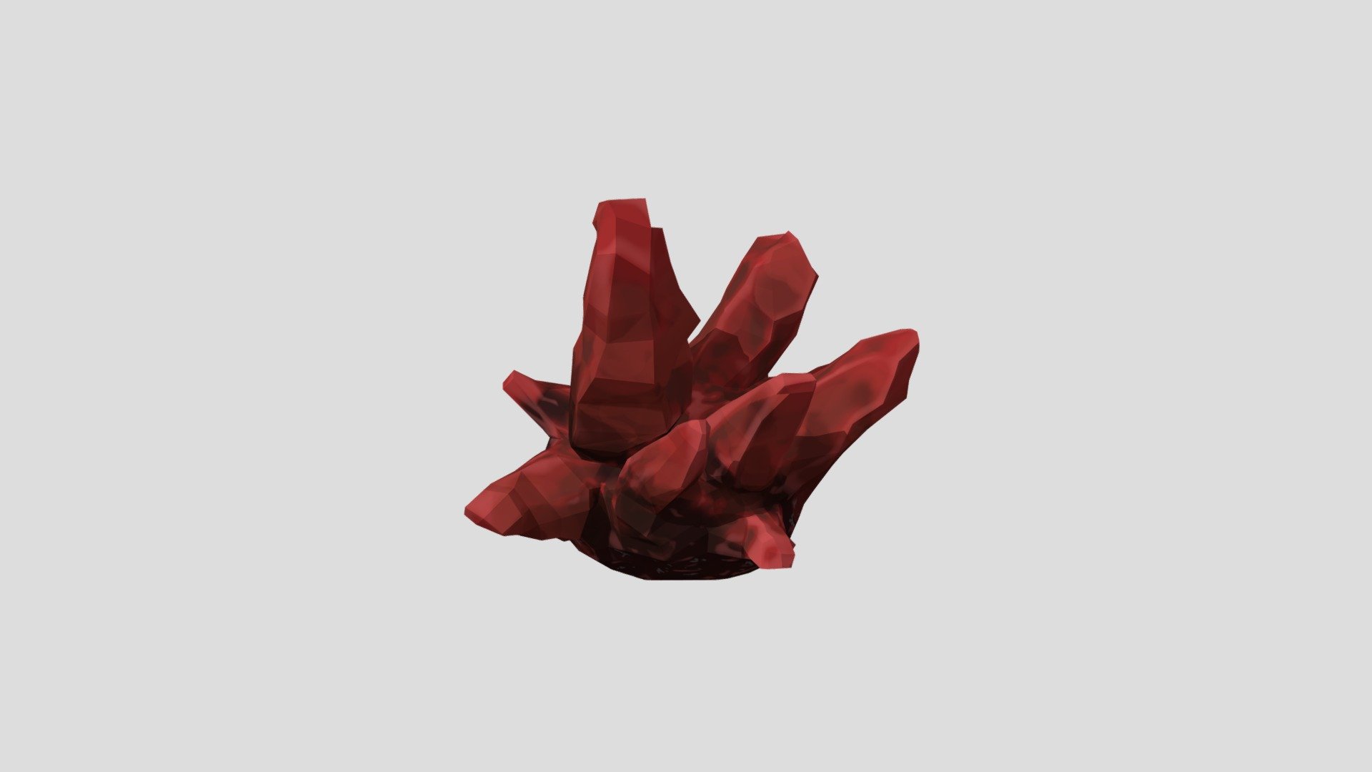 Fire Crystal Rock - 3D model by tofutacos [6d48ade] - Sketchfab