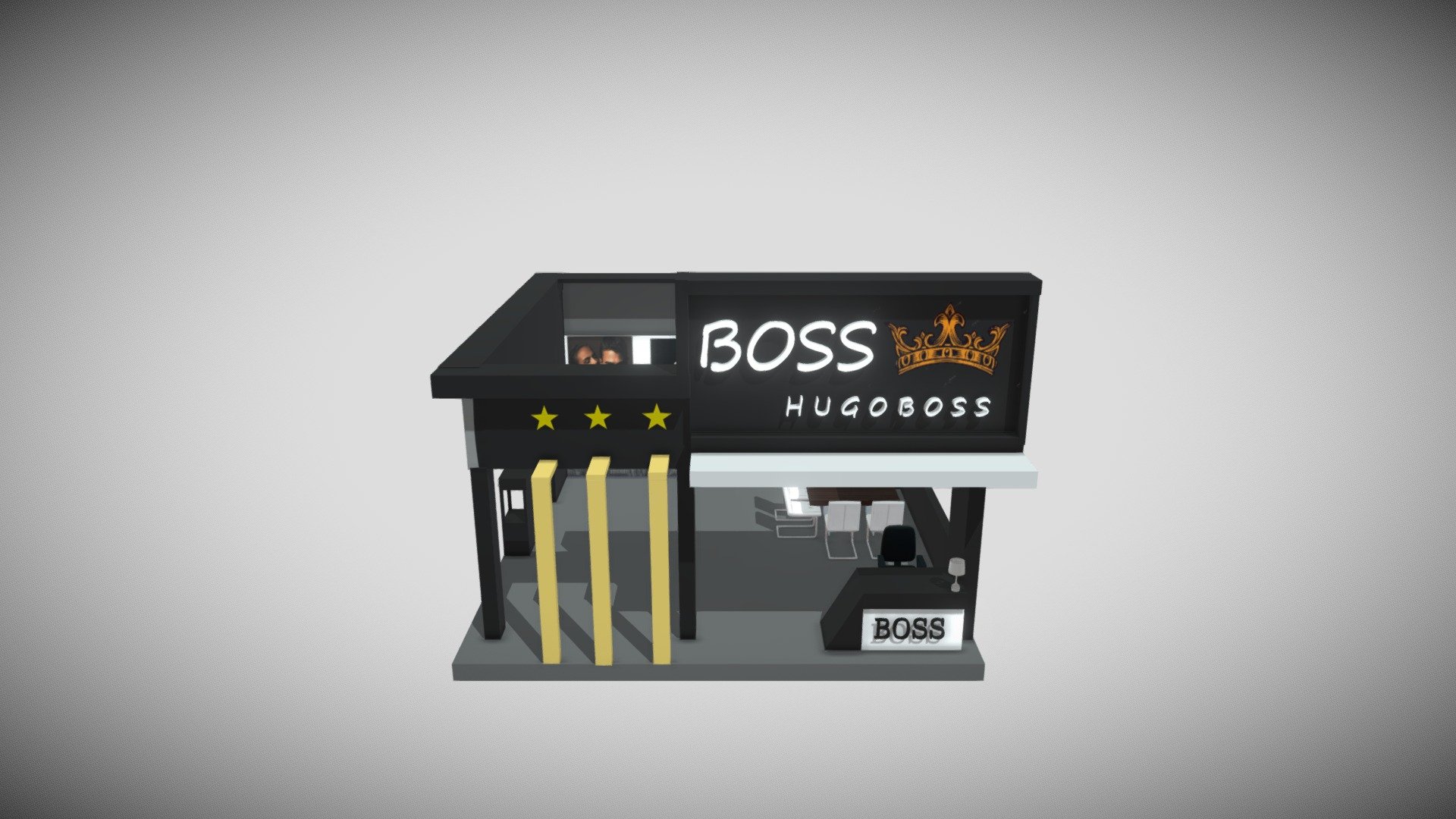 BOSS HUGO - Download Free 3D model by Muhammad Rifki Saronamel ...