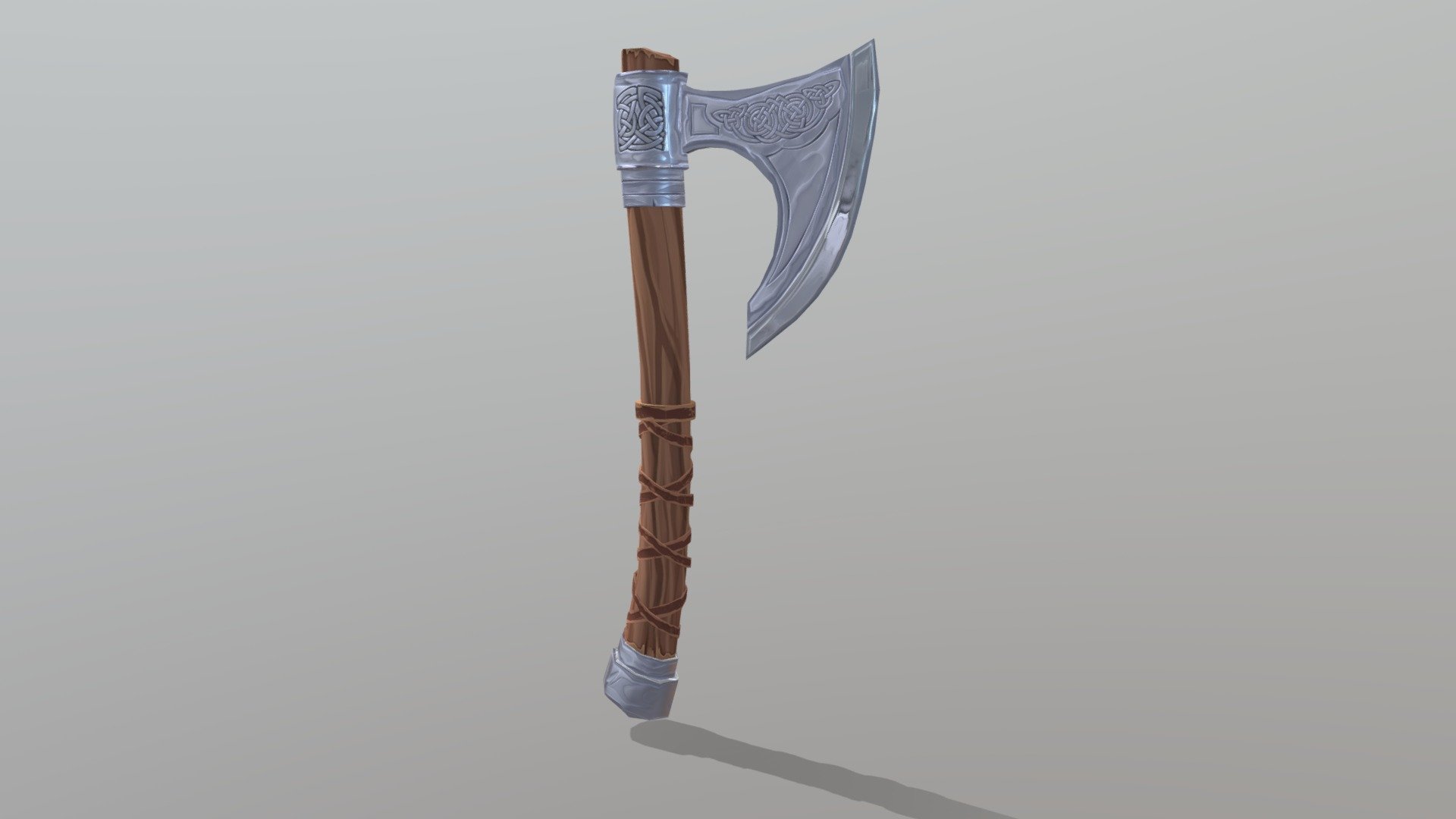 Axe (cartoon hand drawn style) - 3D model by Marianna.Burylko [6d4a10b ...