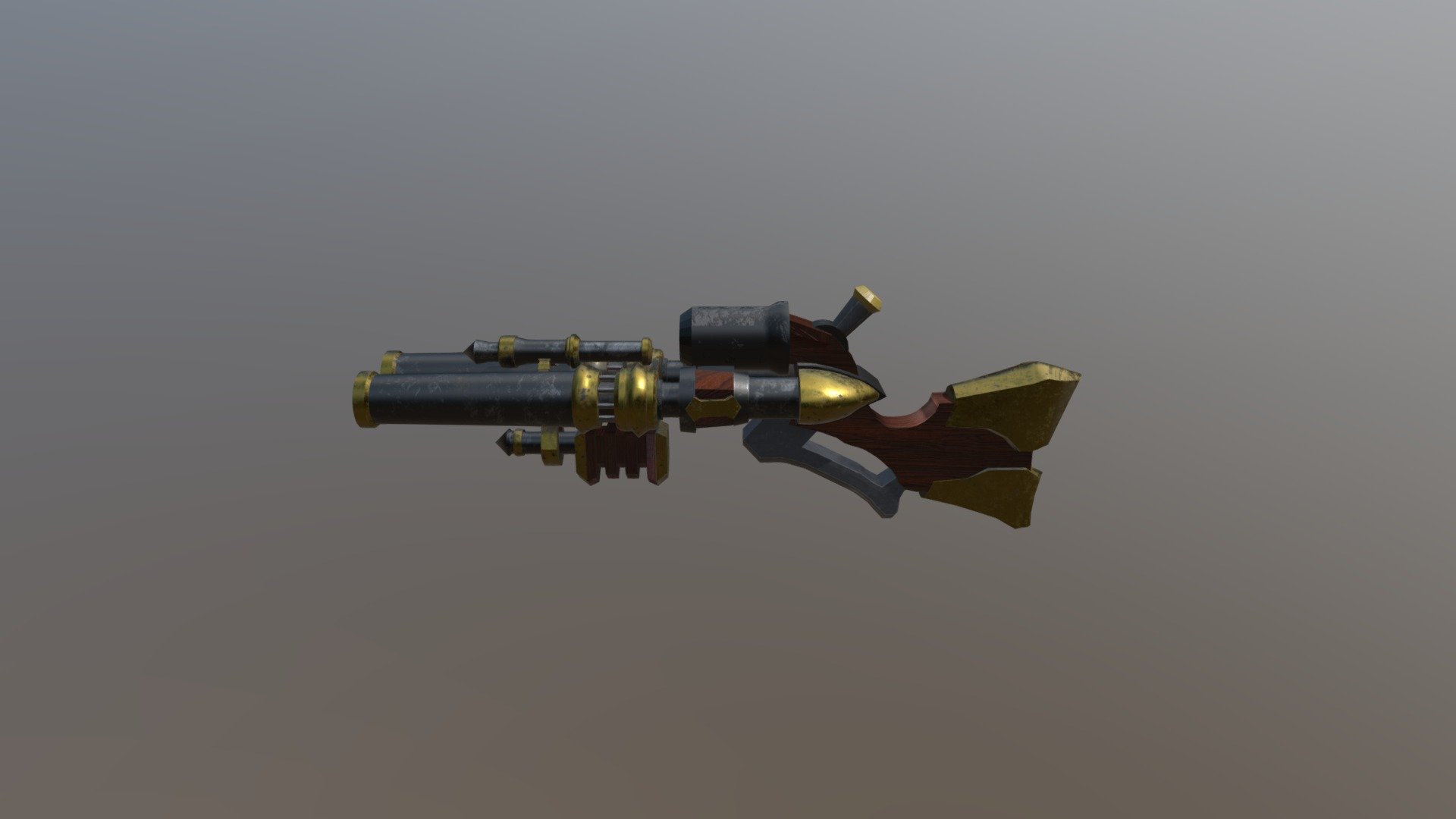 Fantasy Gun - 3D model by psytrik [6d4ad8b] - Sketchfab