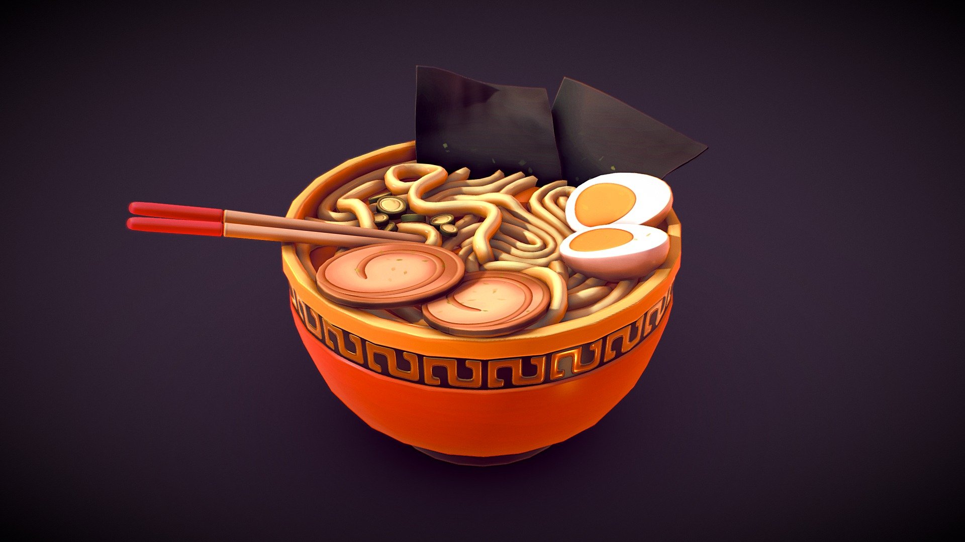 Stylized Ramen Bowl 🍜 - Download Free 3D model by Agustín Hönnun ...