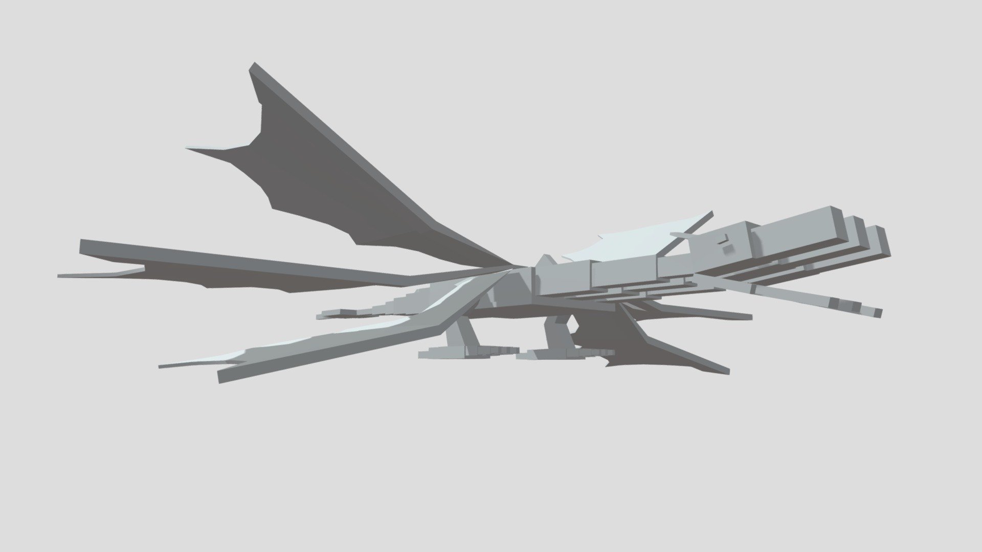 Mecha-Dragon - 3D model by DireWolfPvP [6d5032e] - Sketchfab