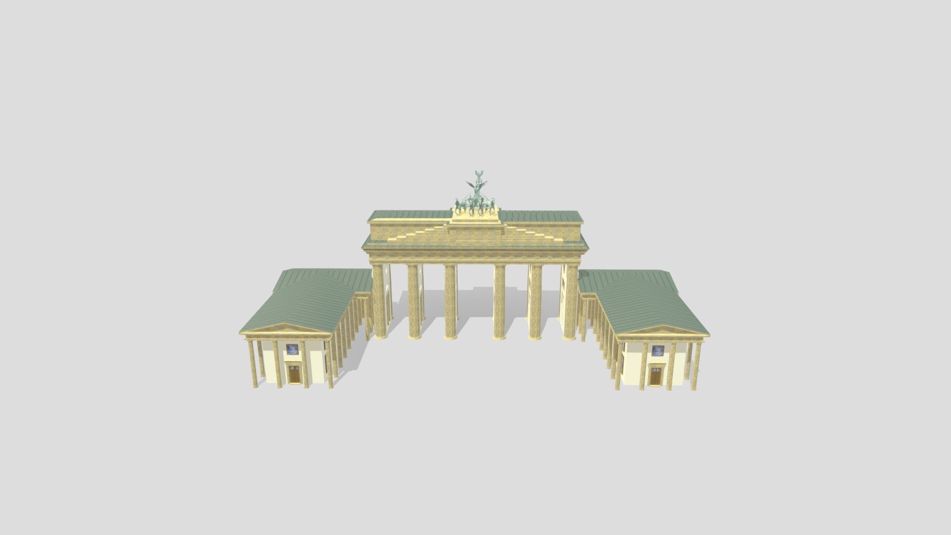 Brandenburg Gate - Buy Royalty Free 3D model by treehouse_3d [6d507e5 ...