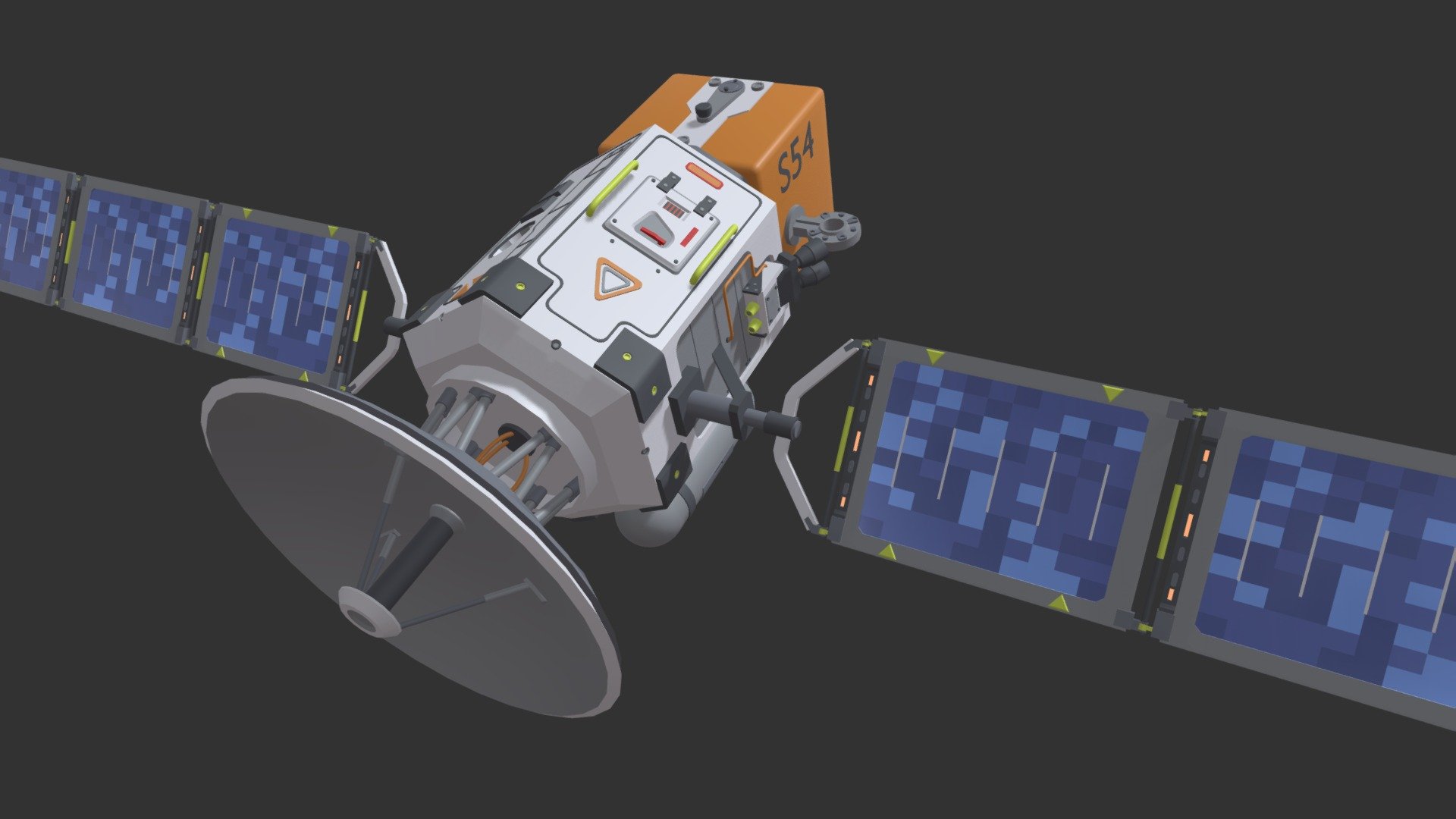 sputnik - Download Free 3D model by tihon_CG (@tihon_ru) [6d513ad ...
