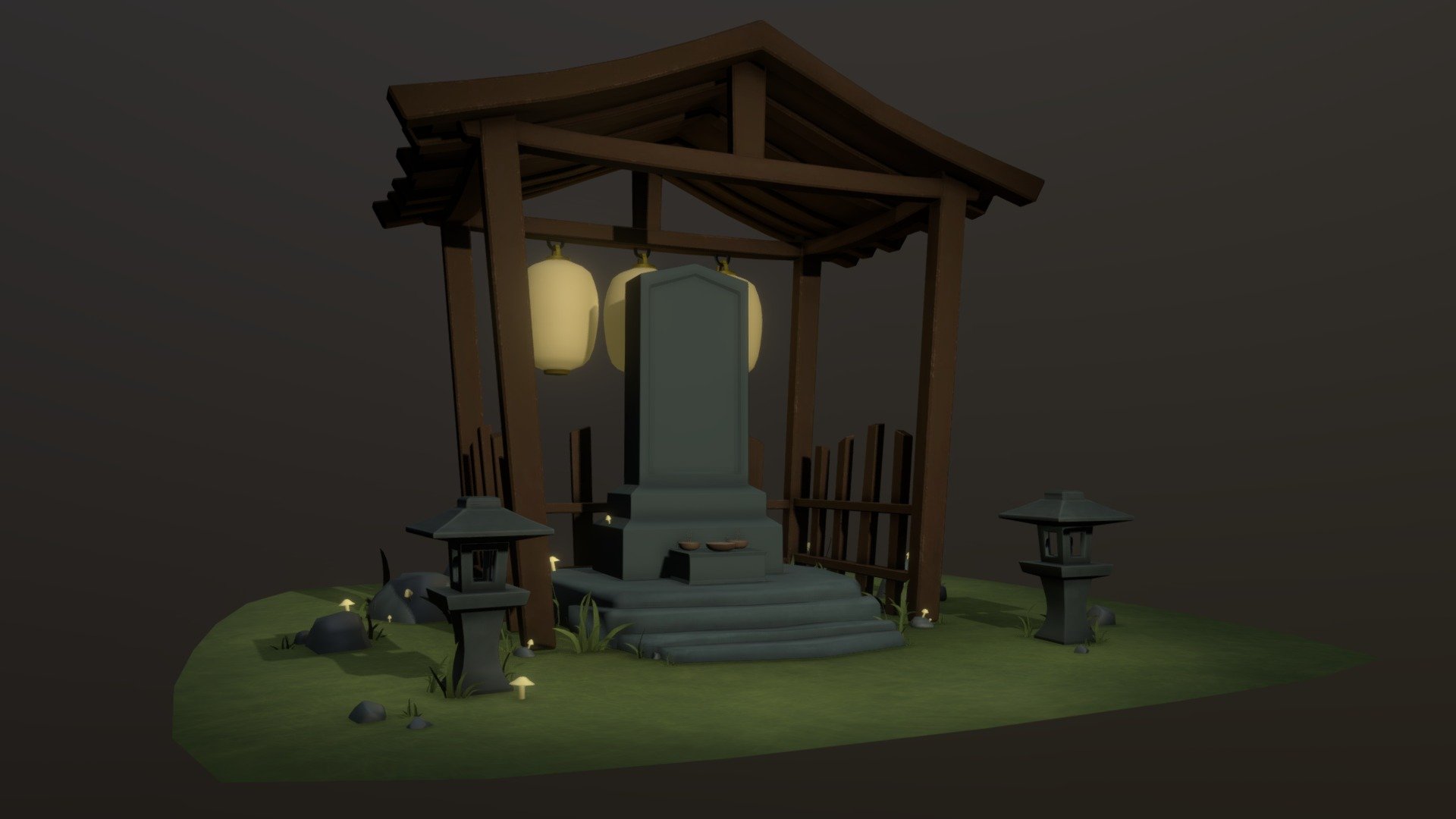 WIP Peaceful Shrine - 3D model by Kayla Wenzel (@KaylaWenzel) [6d54d5e ...