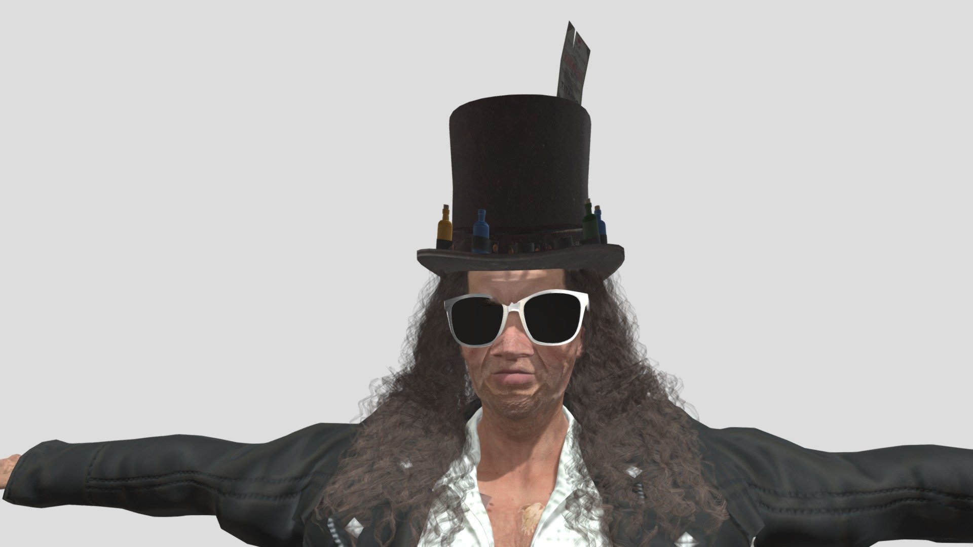 Saul Hudson(Slash) - Download Free 3D model by Autistic Badass ...