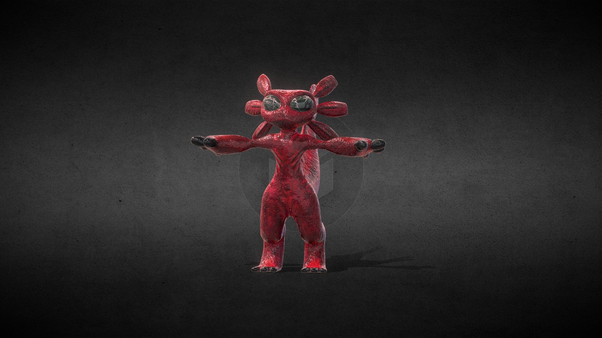 Mutated Axolotl - 3D model by PabloPonce [6d55928] - Sketchfab