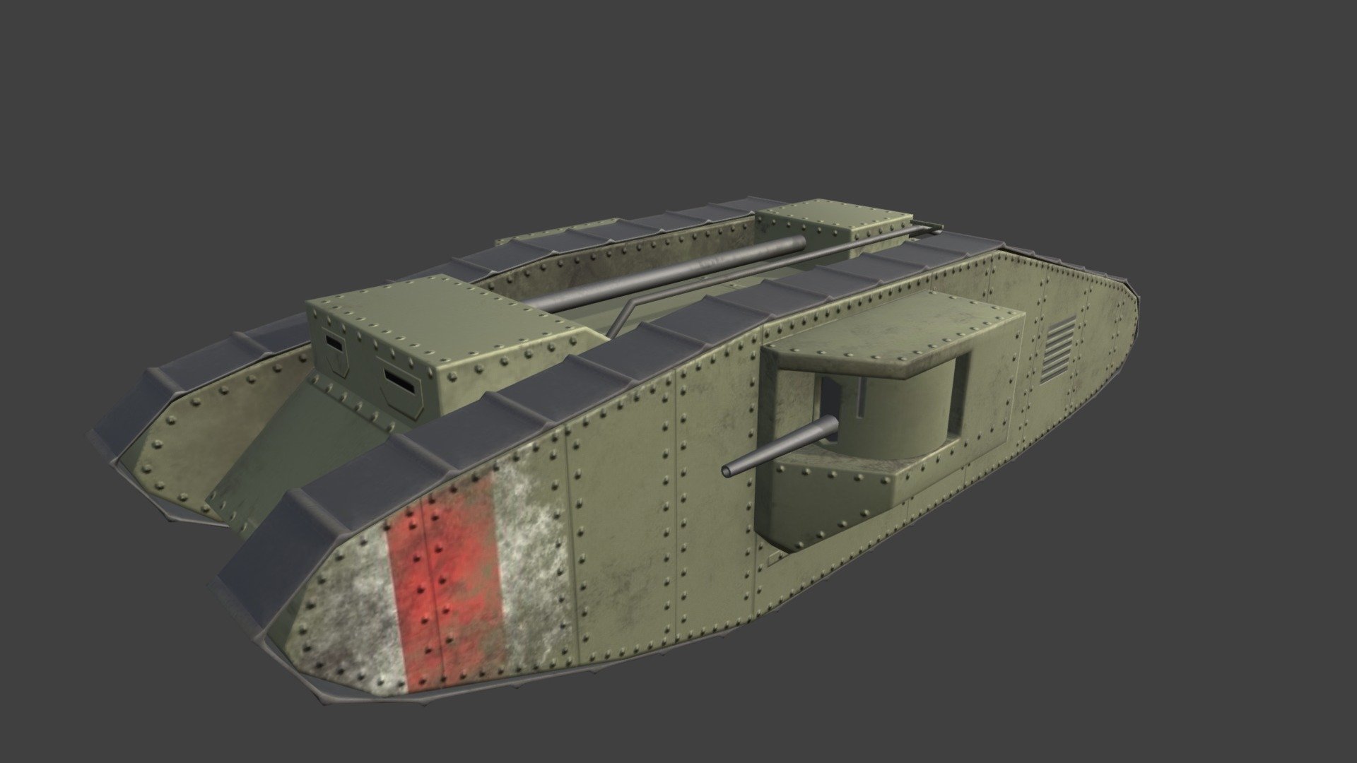 Mark1 tank - 3D model by Kirill F (@Kirill_F) [6d56001] - Sketchfab
