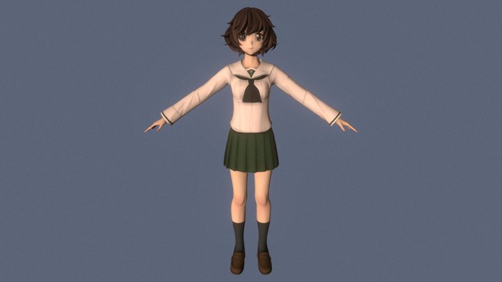 Girls-und-panzer 3D models - Sketchfab