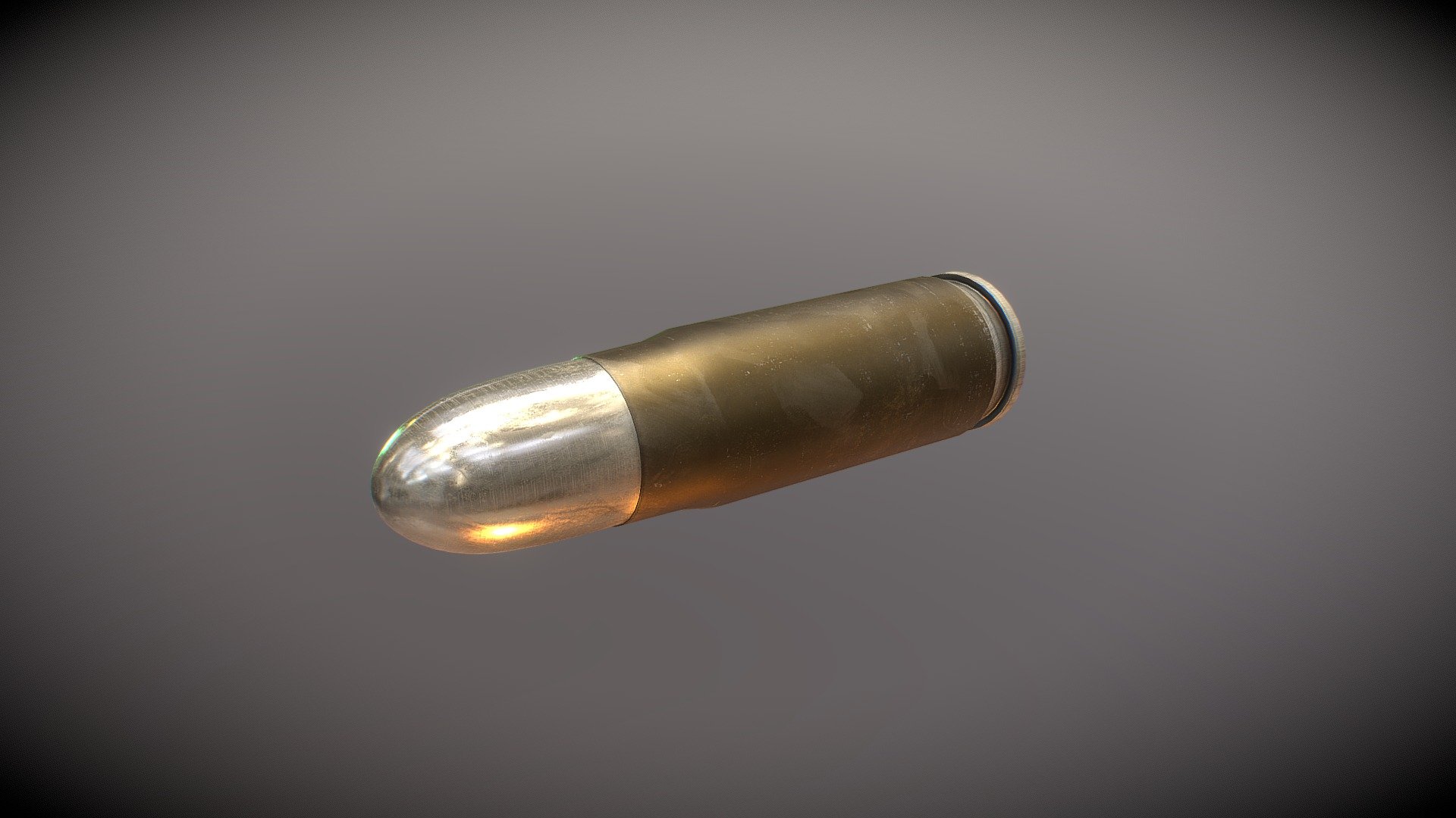 Bullet Game-ready - Download Free 3D model by Marina Dolina ...