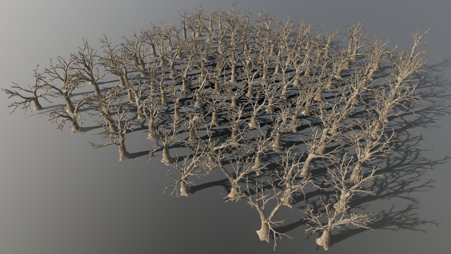 100 Random Low-Poly Trees - Download Free 3D model by Sereib [6d57fe4 ...