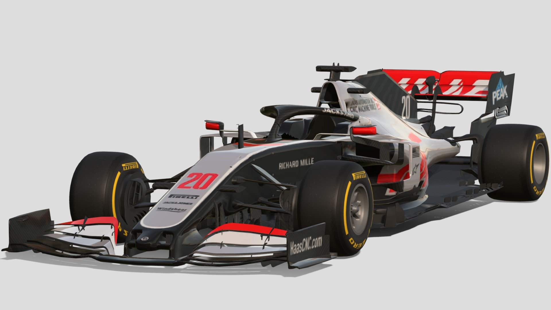 2020 F1 HAAS VF20 - Download Free 3D model by OUTPISTON [6d5a786 ...
