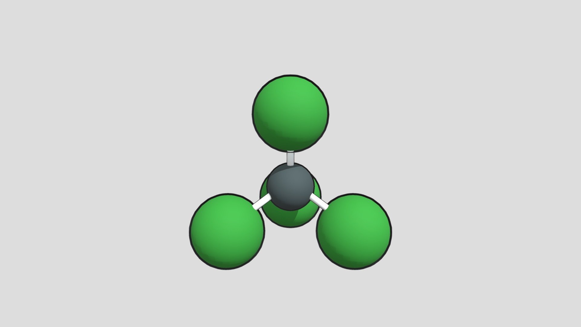 Molécula de Cloruro de carbono CCl4 - 3D model by El Mago de la Química (@ElMagodelaQuimica ...