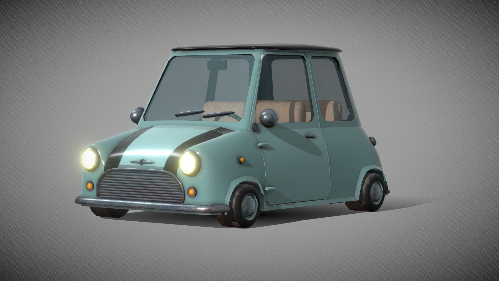 Mini Car - Cartoon style - Buy Royalty Free 3D model by 3dartstevenz ...