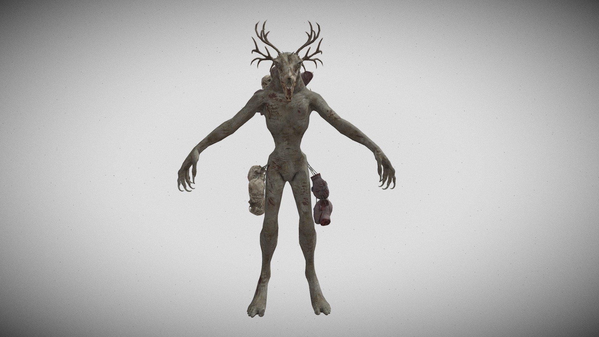 Wendigo - Download Free 3D model by ffincognito98 [6d5d5bc] - Sketchfab