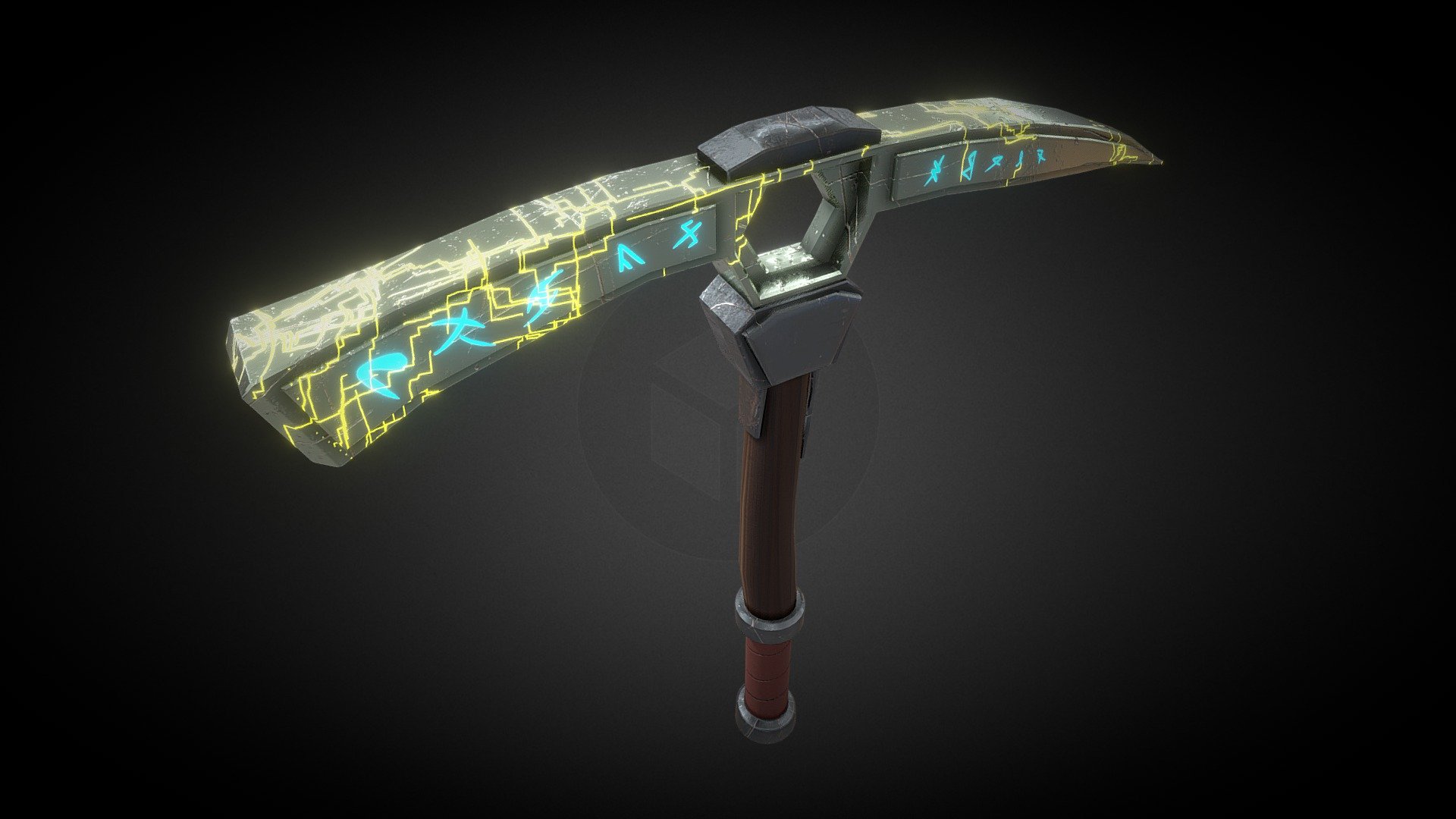 Stylized Pickaxe // 风格化镐具 - Buy Royalty Free 3D model by SeaMelon-Sea ...