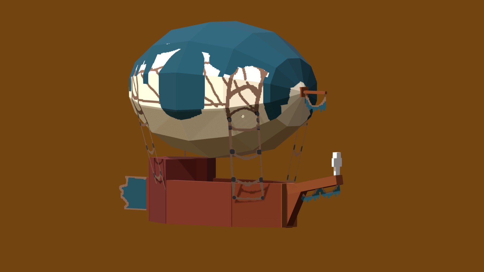 The Blimp - Download Free 3D model by CoolPixelpro [6d5e468] - Sketchfab