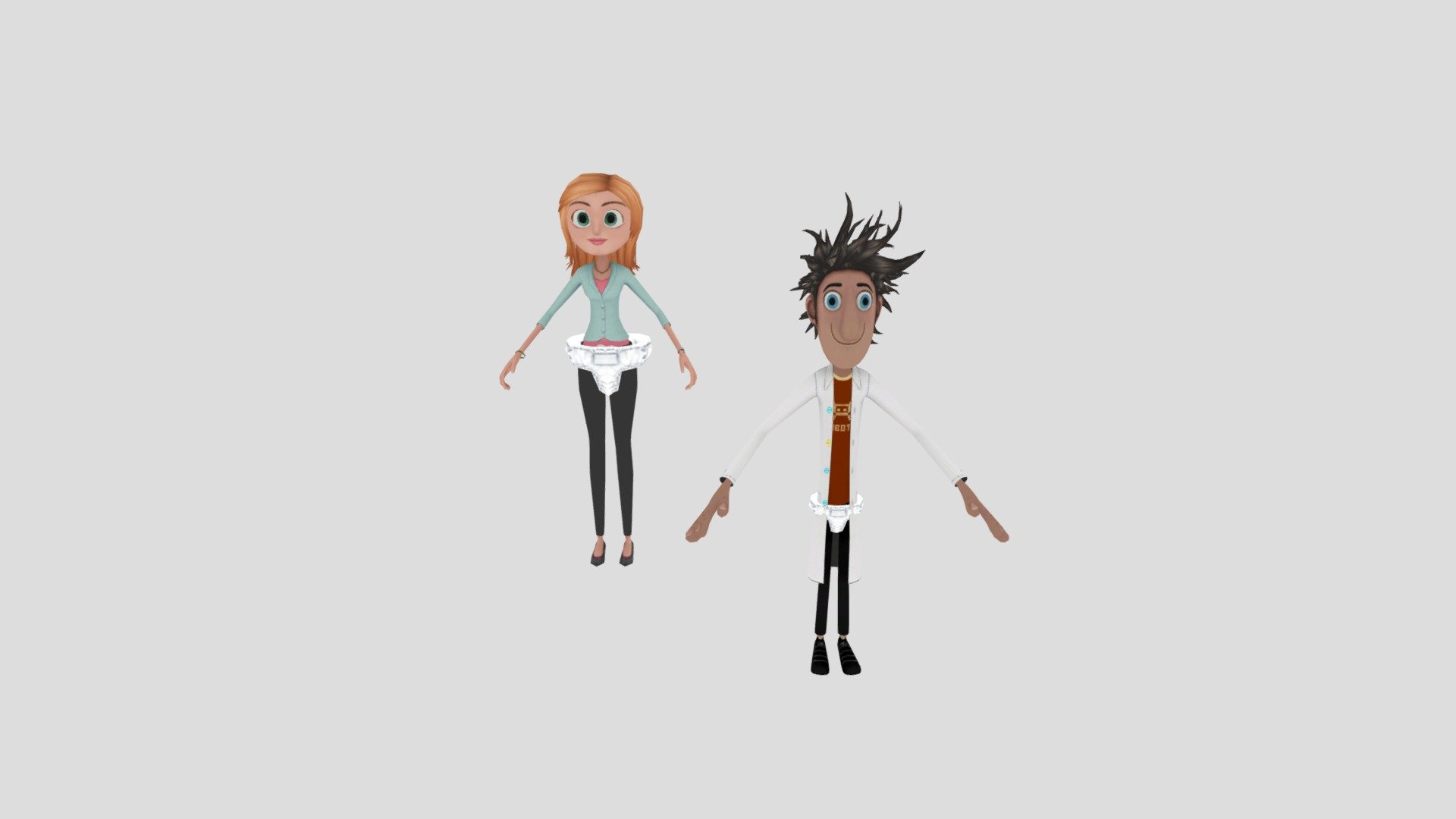 FLINT LOCKWOOD SAM SPARKS DIAPER - 3D model by littleeinsteinjune ...