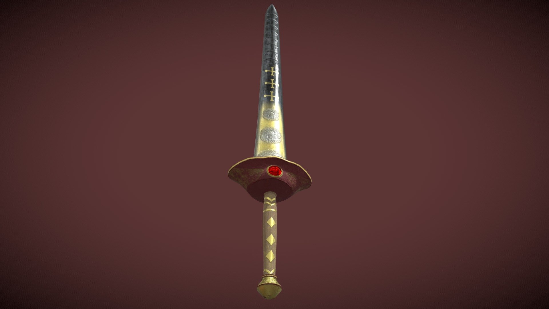 0020 - Long Sword Metin2 - 3D model by VaclavGood [6d5ef61] - Sketchfab