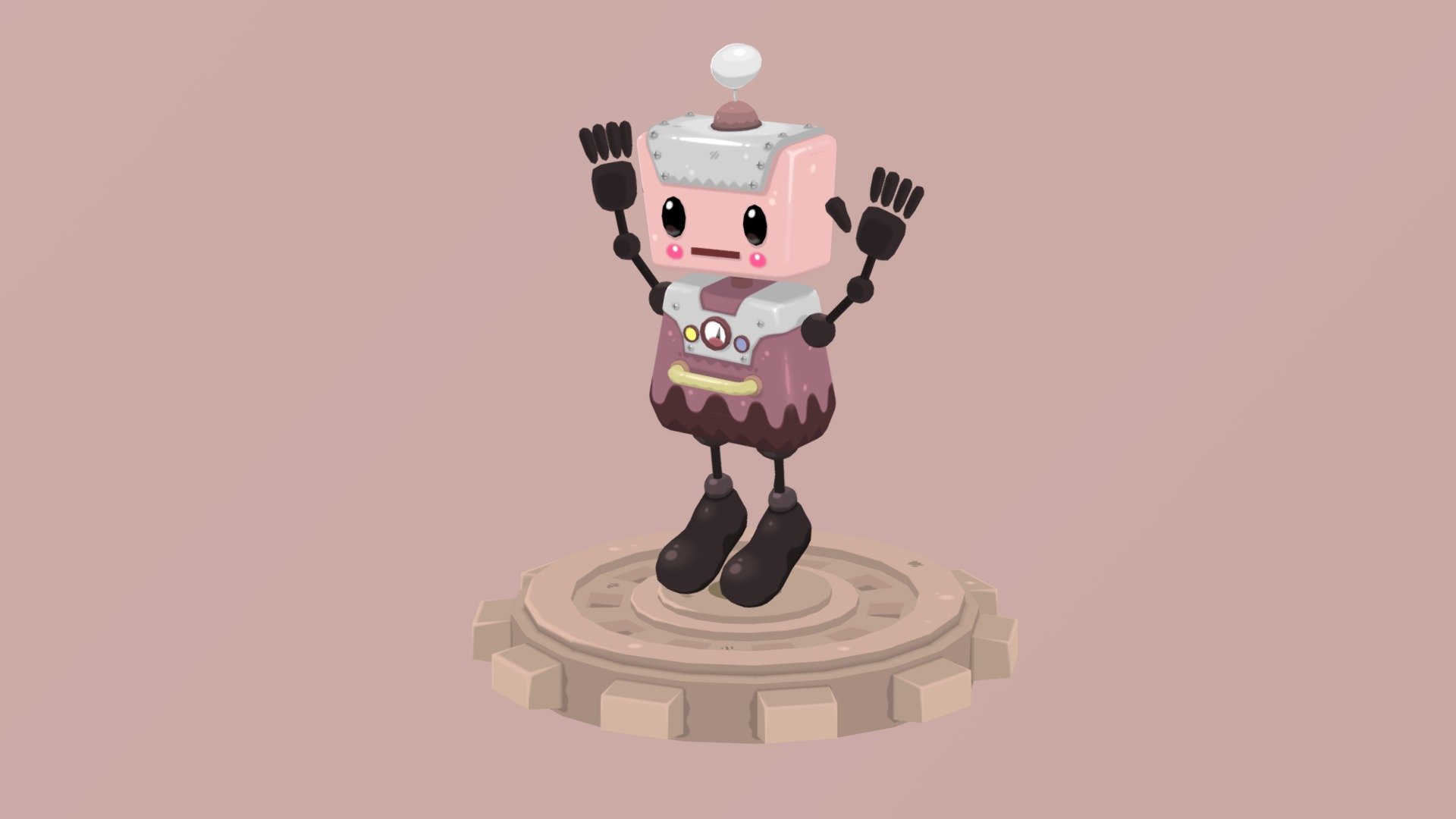 Robot kun - 3D model by Chikara Horie (@chorie) [6d5f2d4] - Sketchfab