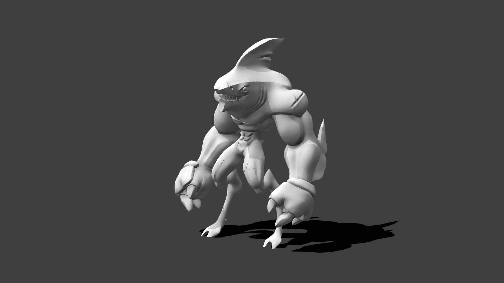 Sharky - 3D model by Bode.Alaka [6d5f9d5] - Sketchfab