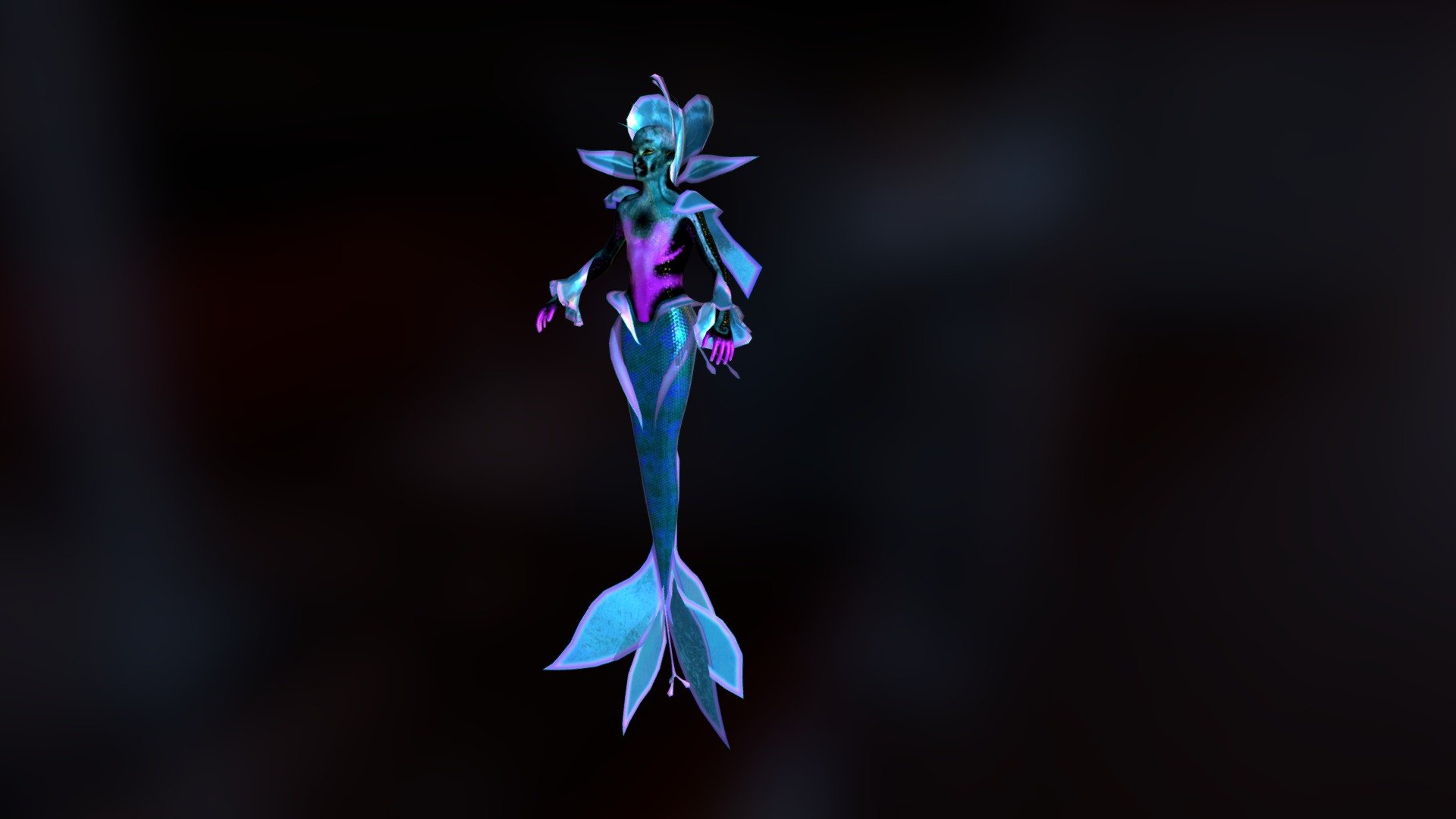 Floral Mermaid (WIP) - 3D model by Yimit [6d60334] - Sketchfab