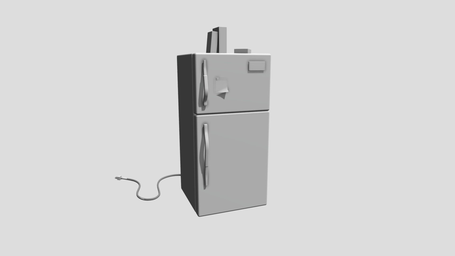 Stylized Fridge - 3D model by Clark (@clark-lmrr) [6d6070b] - Sketchfab