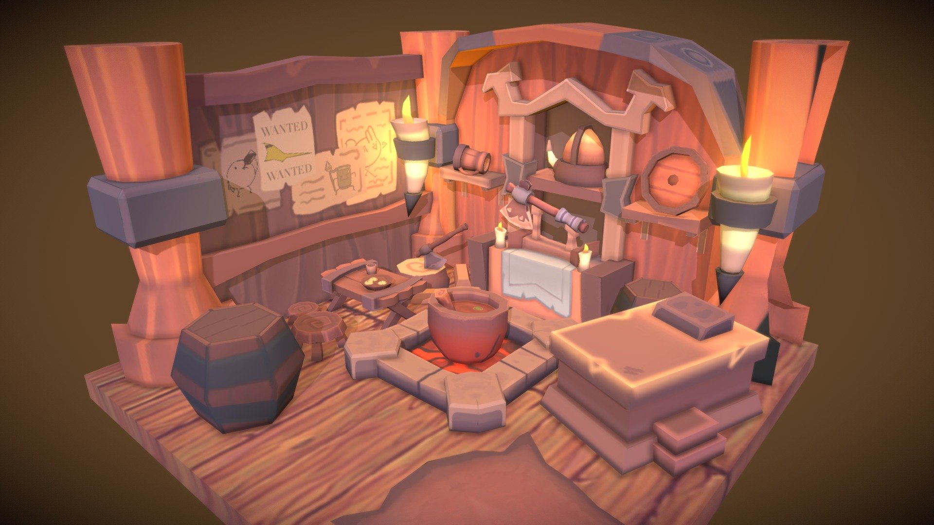 Viking Room - Download Free 3D model by BunnyMachi [6d61f7f] - Sketchfab