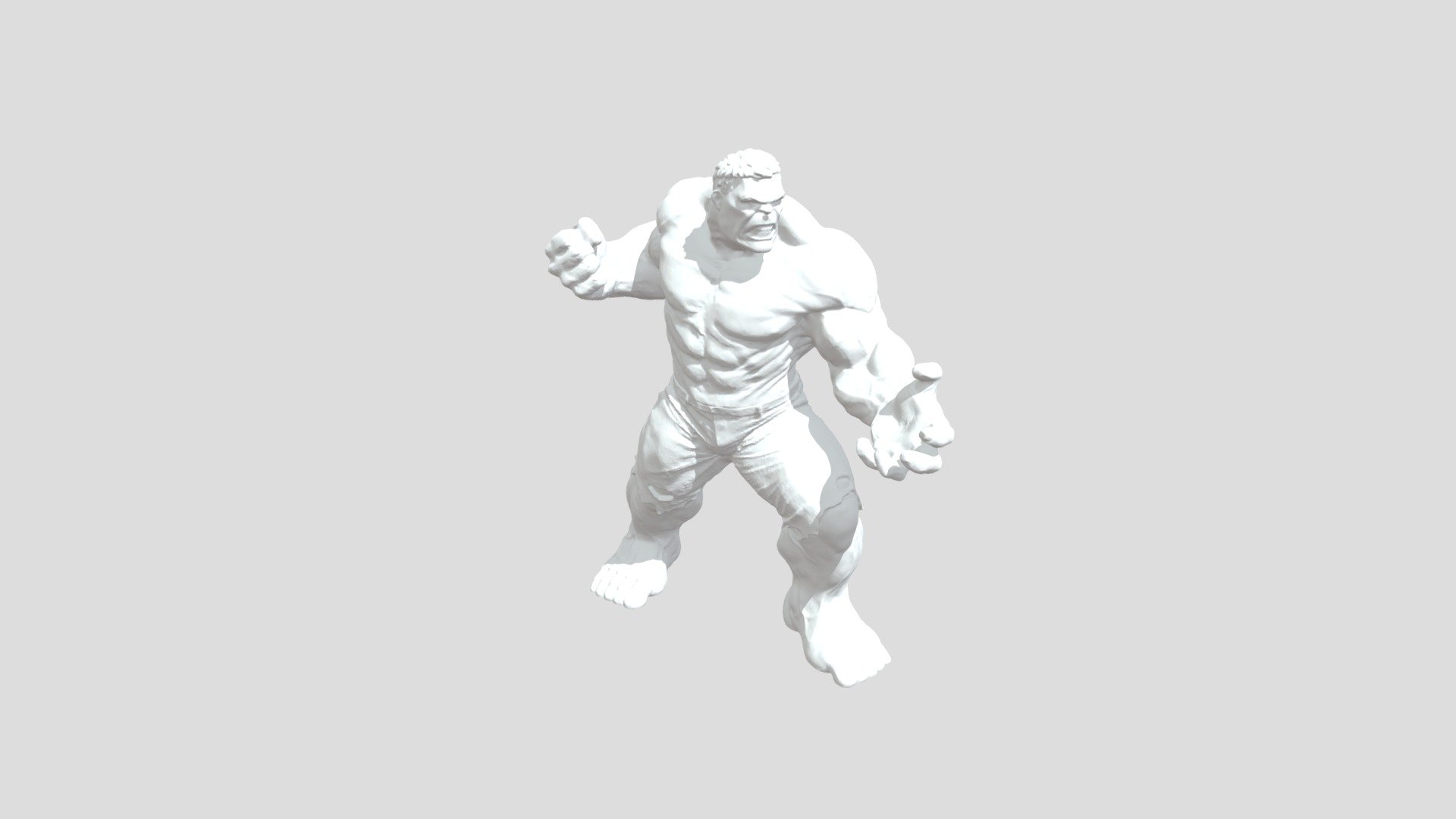Hulk Stl 3D print model for free - 3D model by betakun (@kyokhalile1 ...