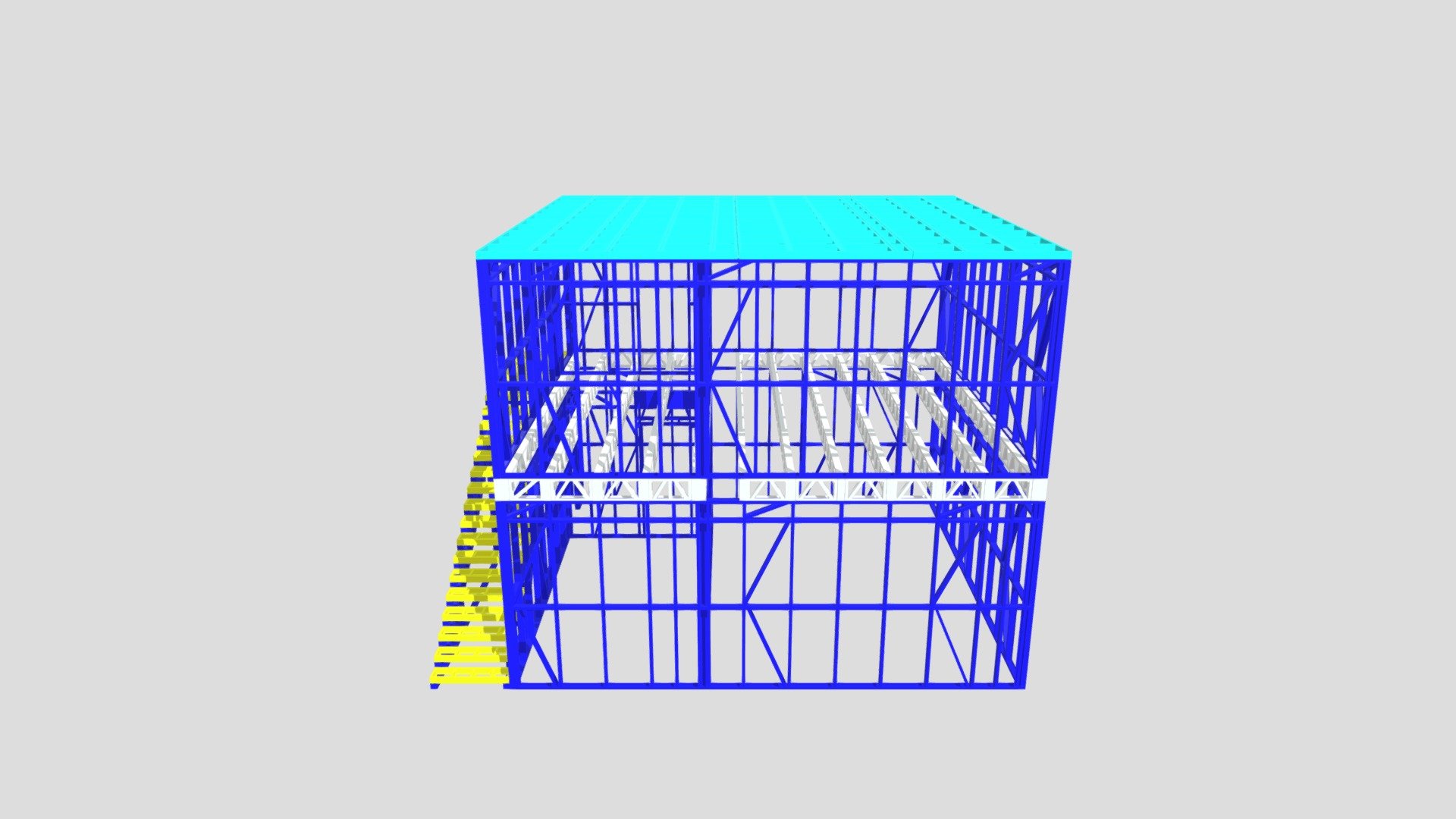 Office Mezzanine-G+1 - 3D model by dattareddy1994 [6d63215] - Sketchfab