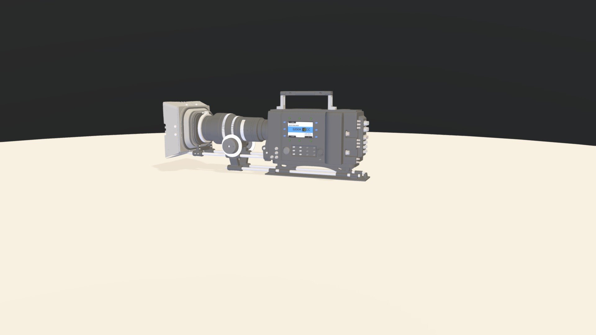 professional-digital-video-camera - 3D model by primecreative [6d63a62 ...