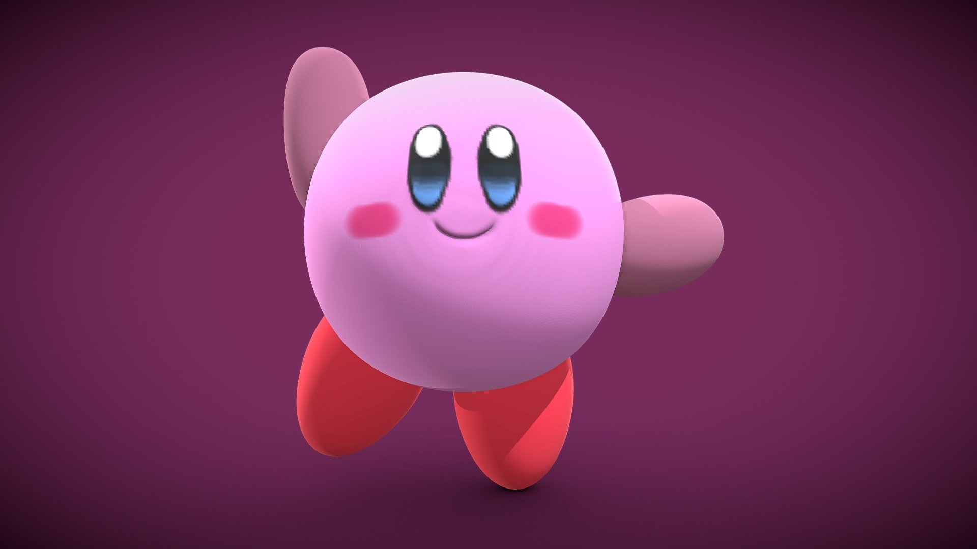Kirby from Kirby - Download Free 3D model by Jacob Quintana ...