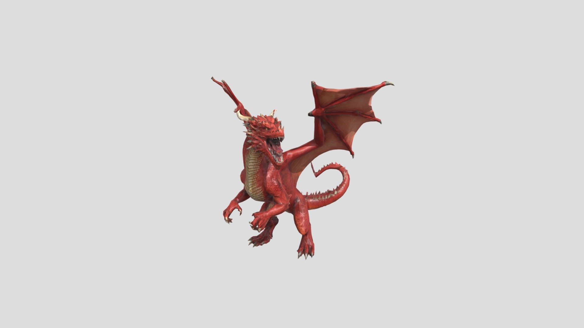 Red dragon - Download Free 3D model by tyrakamara099 [6d64165] - Sketchfab