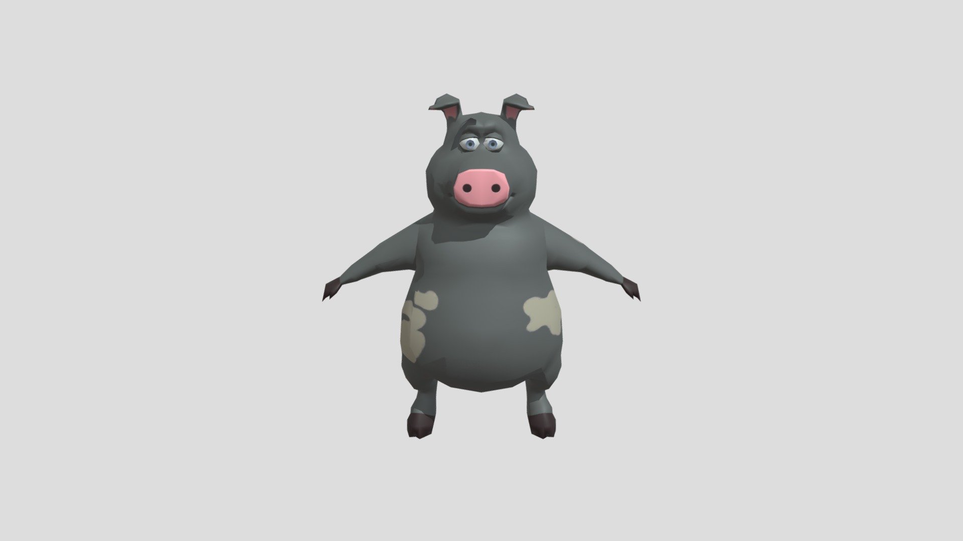 Pig 2 Barnyard PC - Download Free 3D model by showbizchannel224 [6d6476d] - Sketchfab