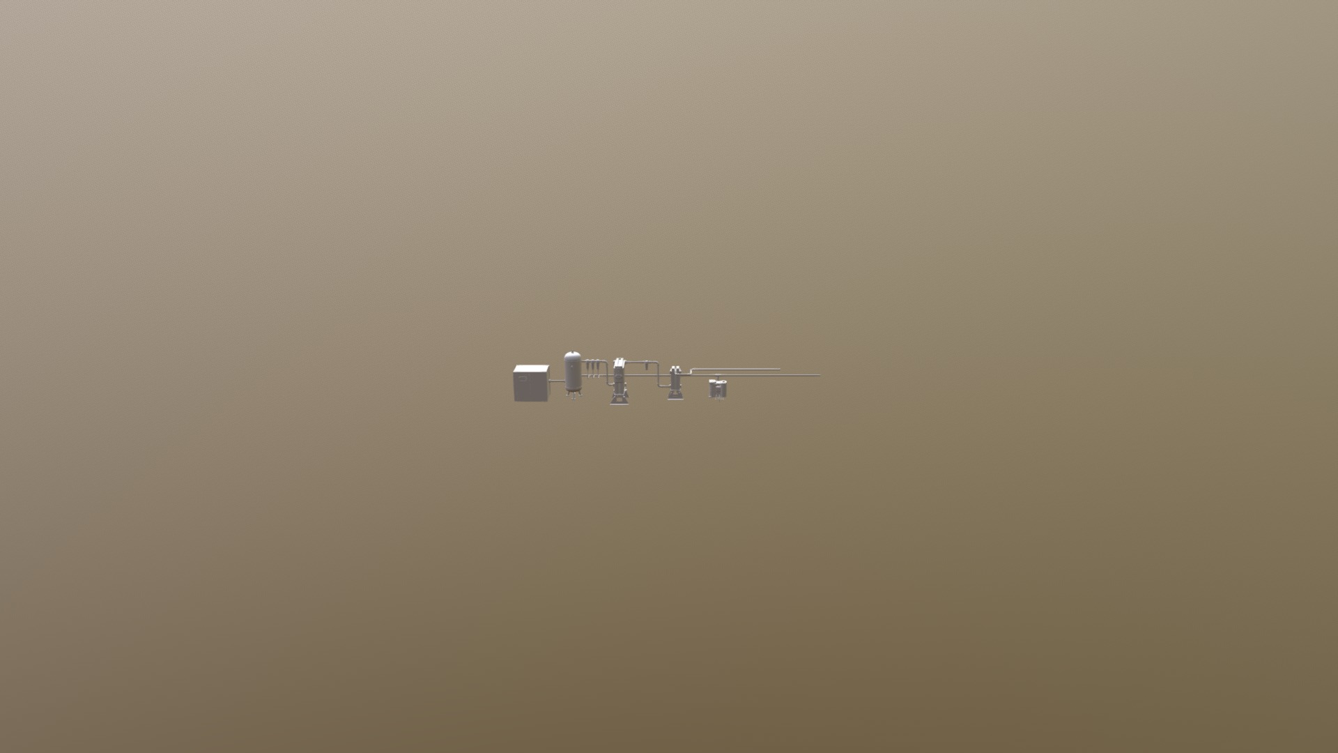 Simple Compressor Room CI2 - 3D model by badblock [6d64e79] - Sketchfab