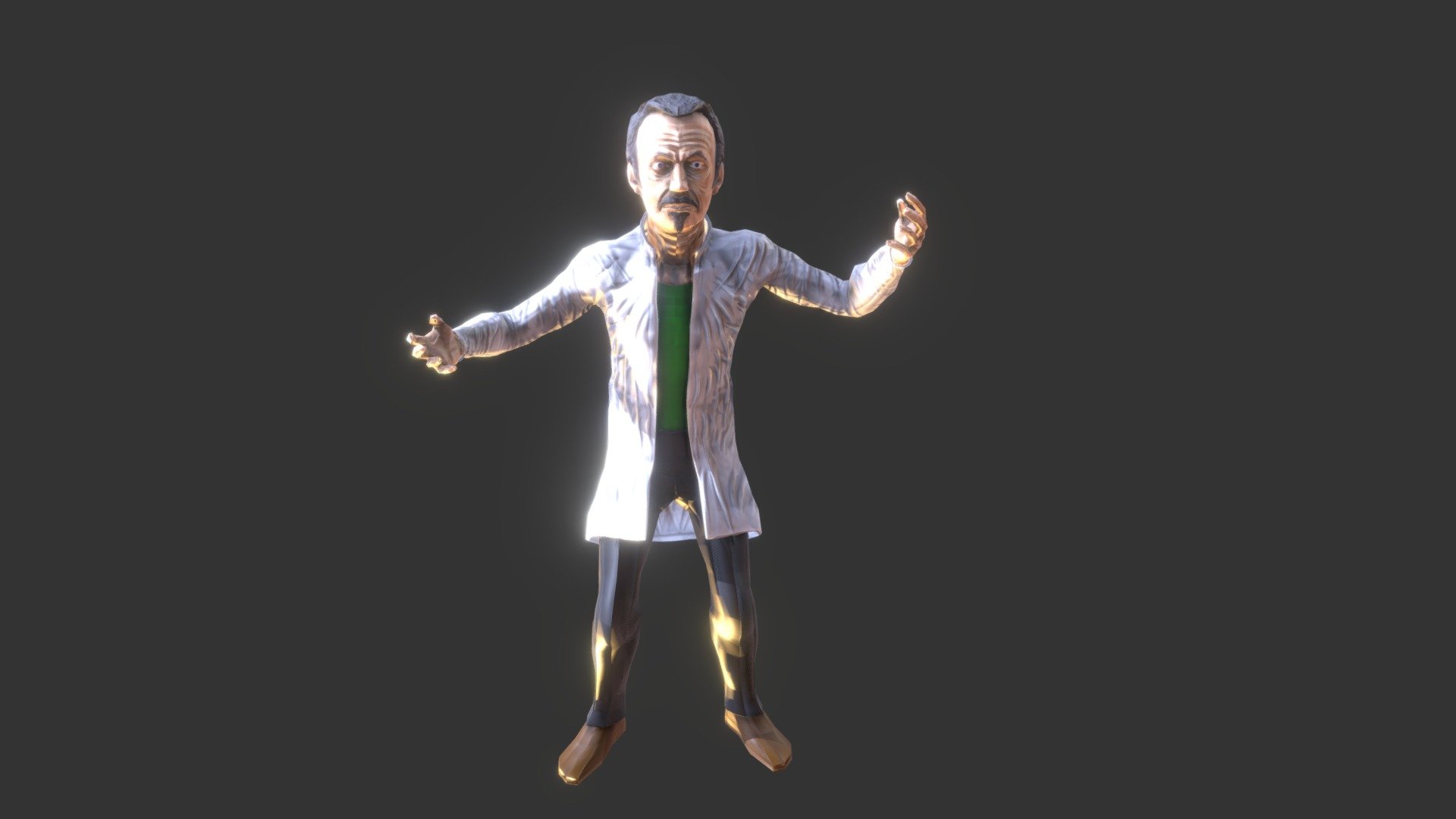 Doctor Yelling - 3D model by Padraig Daly (@JoeDaly) [6d66100] - Sketchfab