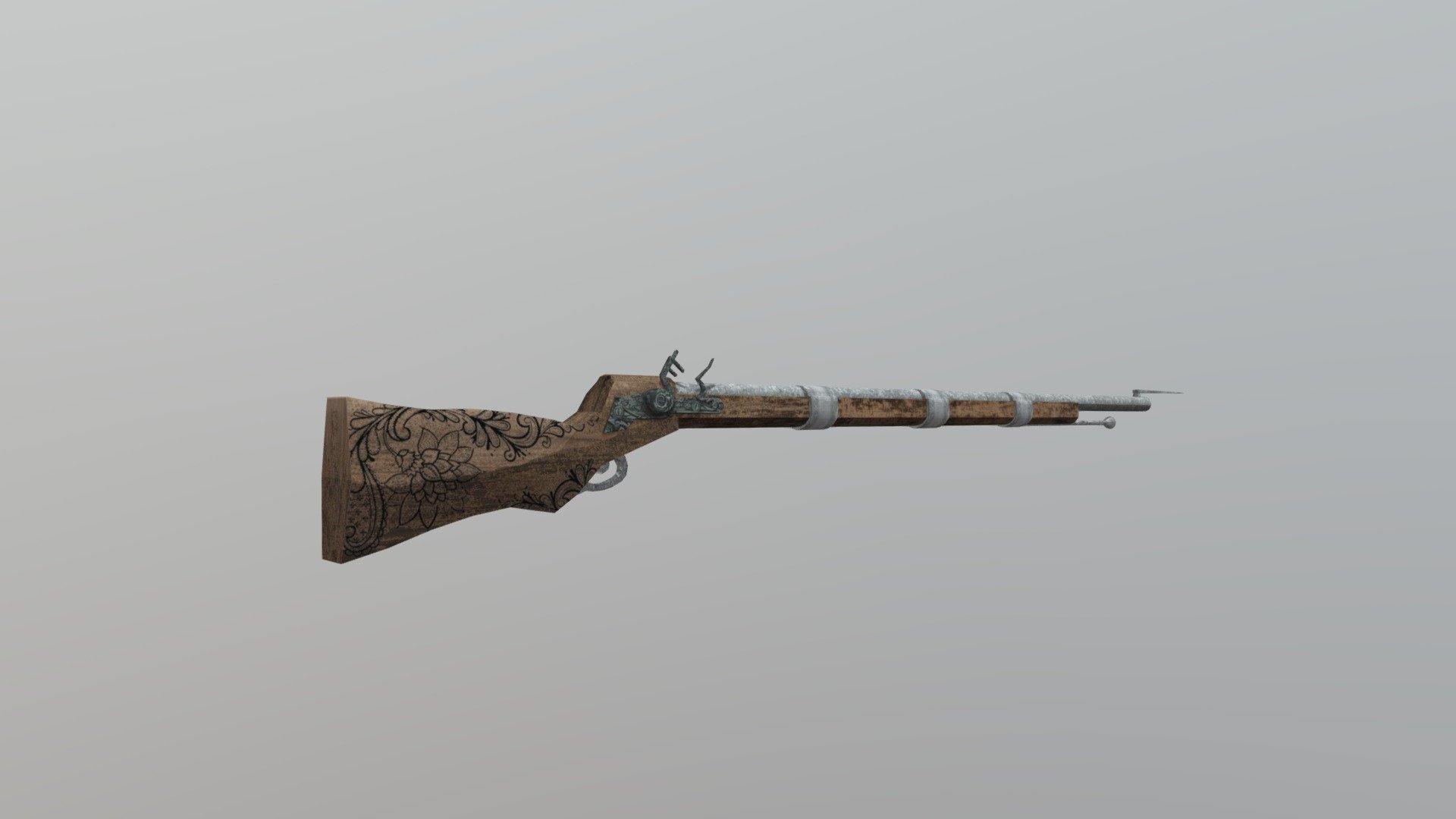 Musket - Download Free 3D model by Laikaios [6d66f55] - Sketchfab