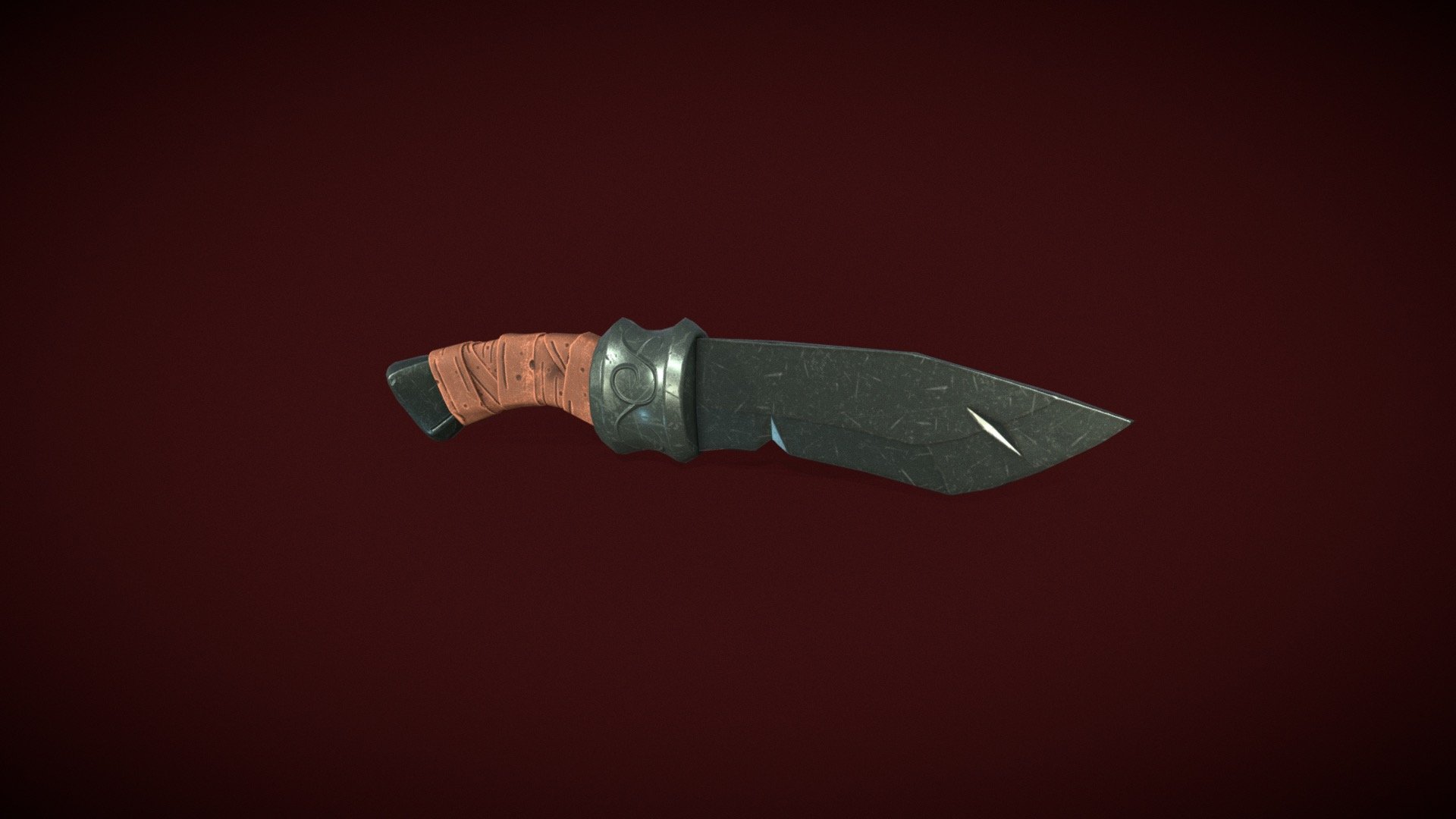 stylized knife 2 - 3D model by Vladyslav Holhanov (@vladicom08 ...